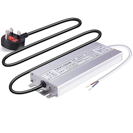 Idealyuan 12VDC 12.5Amp 150Watts LED Driver,Waterproof IP67 LED Power ...