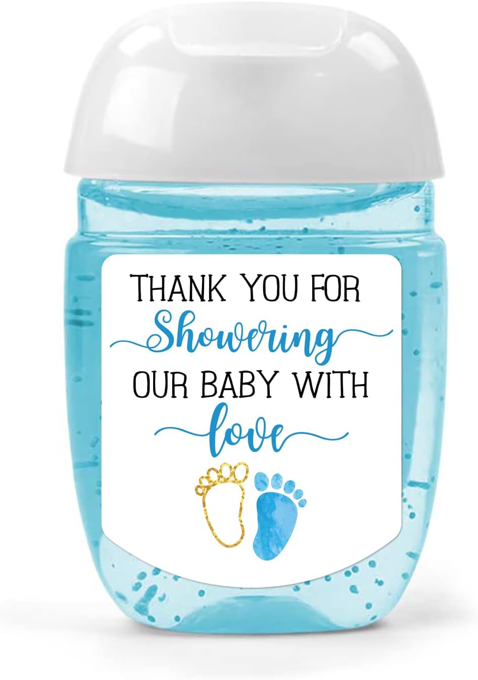 Amazon.com: Hand Sanitizer Labels Thank You for Showering Our Little ...