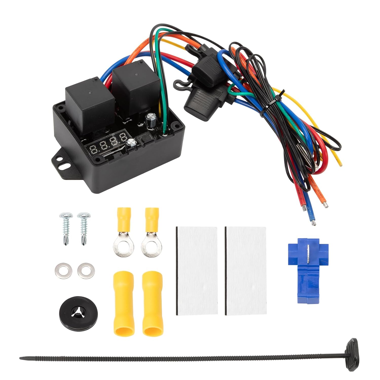 Amazon.com: Digital Thermatic Switch 12V-24V, Adjustable Digital ...