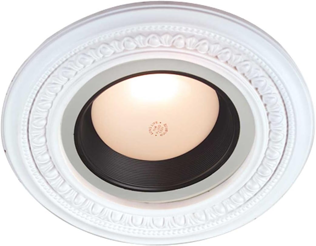 Renovators Supply Manufacturing Recessed Lighting Trim 9 in. Wide White ...