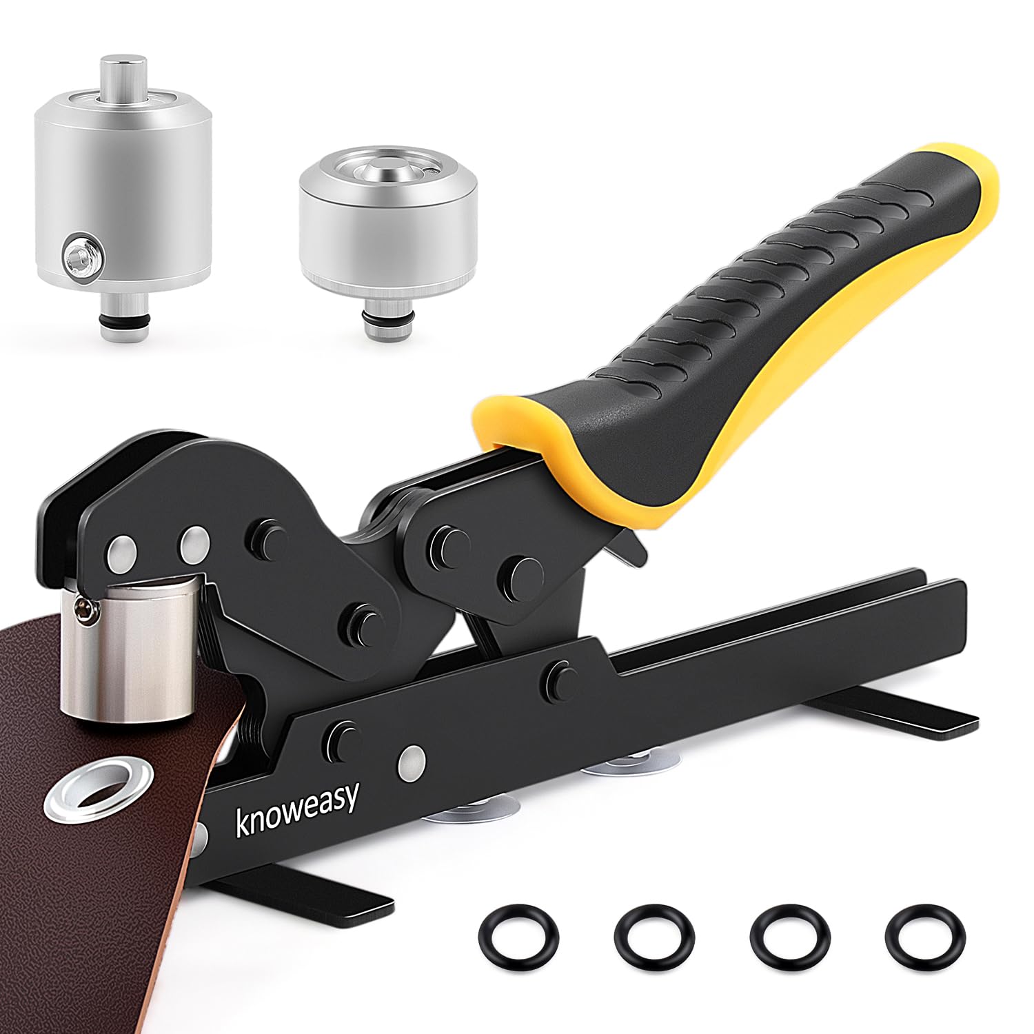 Amazon.com: Knoweasy Grommet Tool Kit: 3/8 Inch Handheld Plier with 1/4 ...