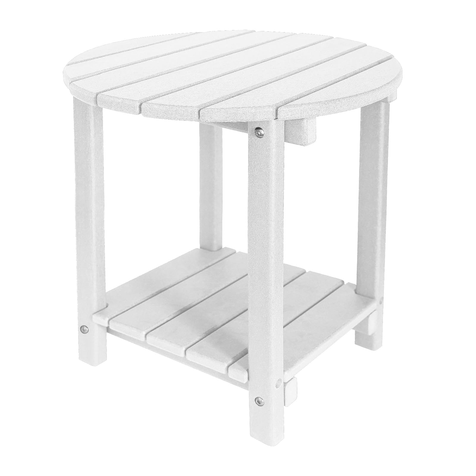 Amazon.com: GARDENSTAR Adirondack Round Outdoor Side Table 2-Tier ...