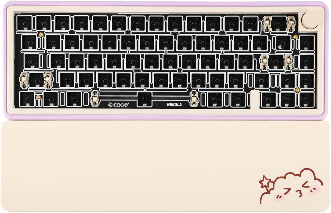 Amazon.com: EPOMAKER CIDOO Nebula 65% VIA-programmable Mechanical ...