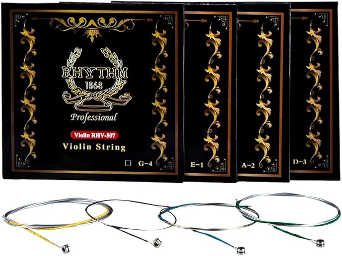 Amazon.com: Rhythm Violin Strings Handmade Replacement-Set – 1 Pack ...