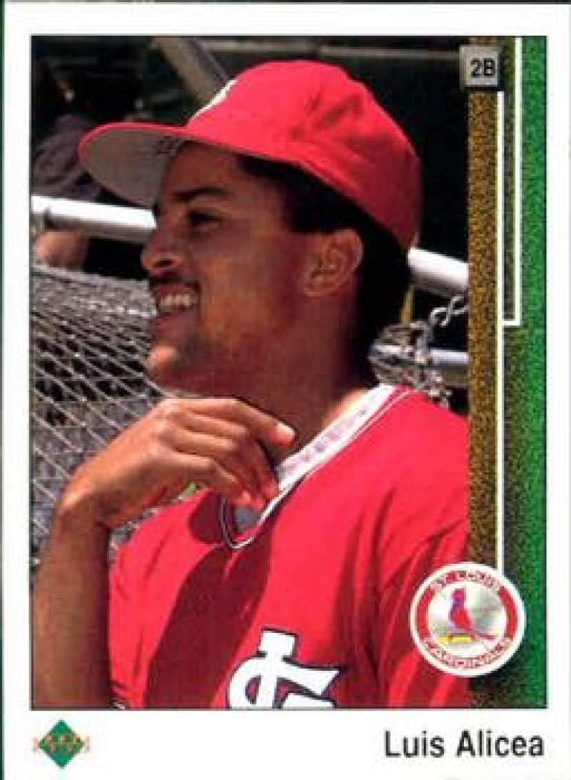 Amazon.com: 1989 Upper Deck Baseball #281 Luis Alicea RC Rookie St ...