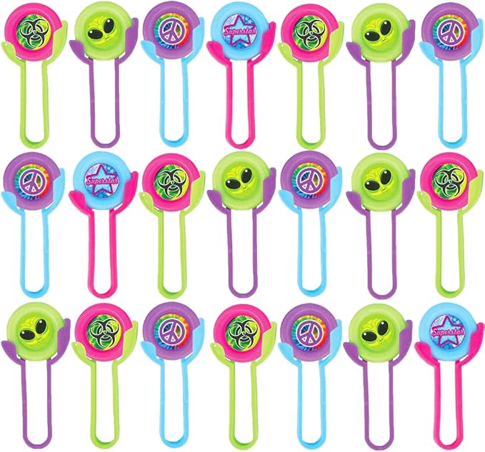 Amazon.com: ArtCreativity Mini Disk Shooters, Set of 48, Flying Disc ...