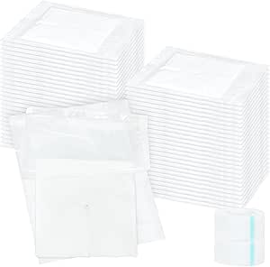 200 Pcs 4" x 4" Split Gauze Pads 6 Ply Split Drain Sponge Gauze Non ...