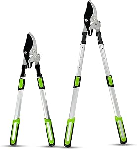 Crystals Telescopic Bypass Lopper – Tree Lopper for Gardening Heavy ...