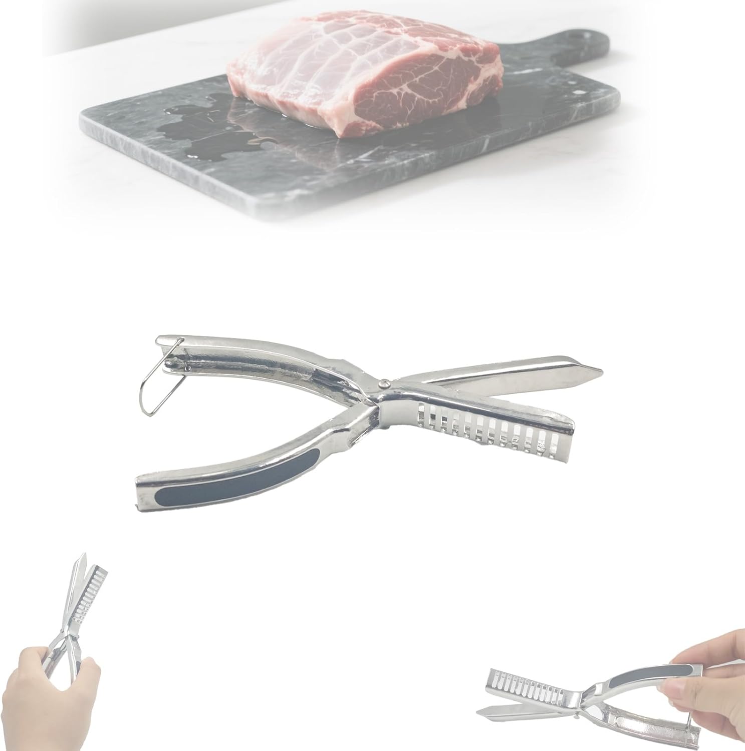 Amazon.com : Rib Prep Pro Stainless Steel Rib Membrane Remover Tool ...