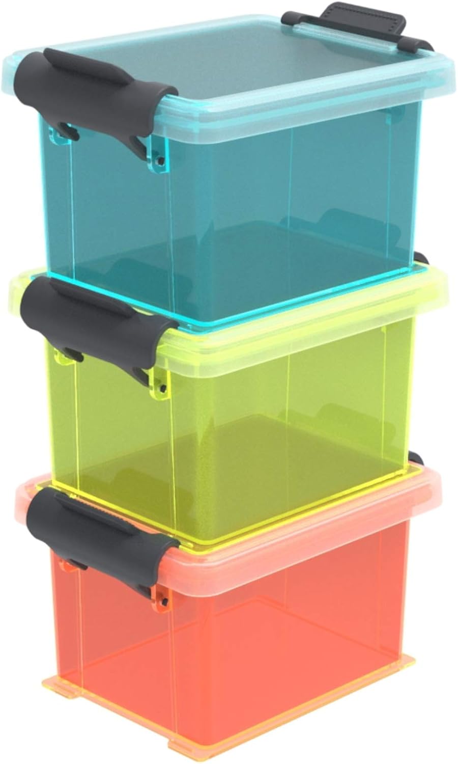 Amazon.com - Rotho, Funcenter, Set of 3 sorting boxes with lid 3x0.15 l ...