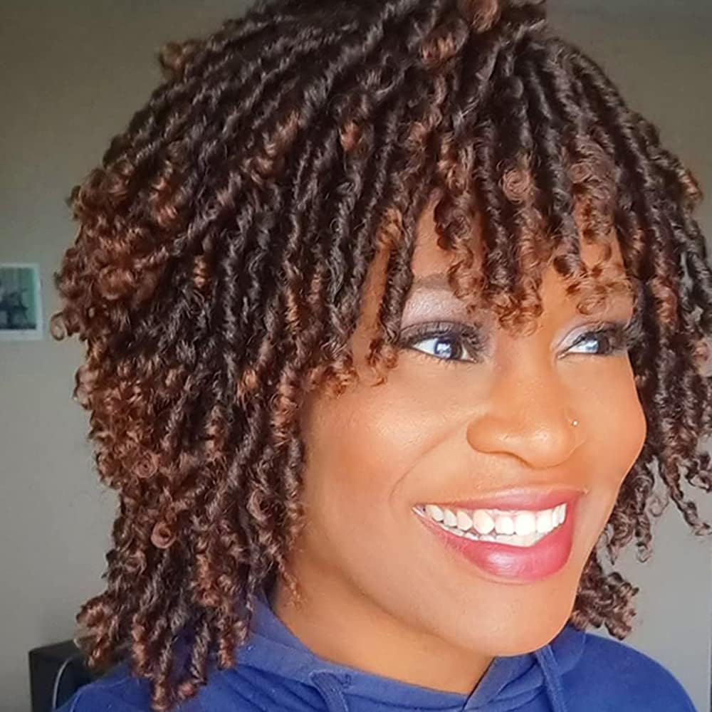 Creamily Perruque Dreadlock tressée pour femmes noires, perruque ...