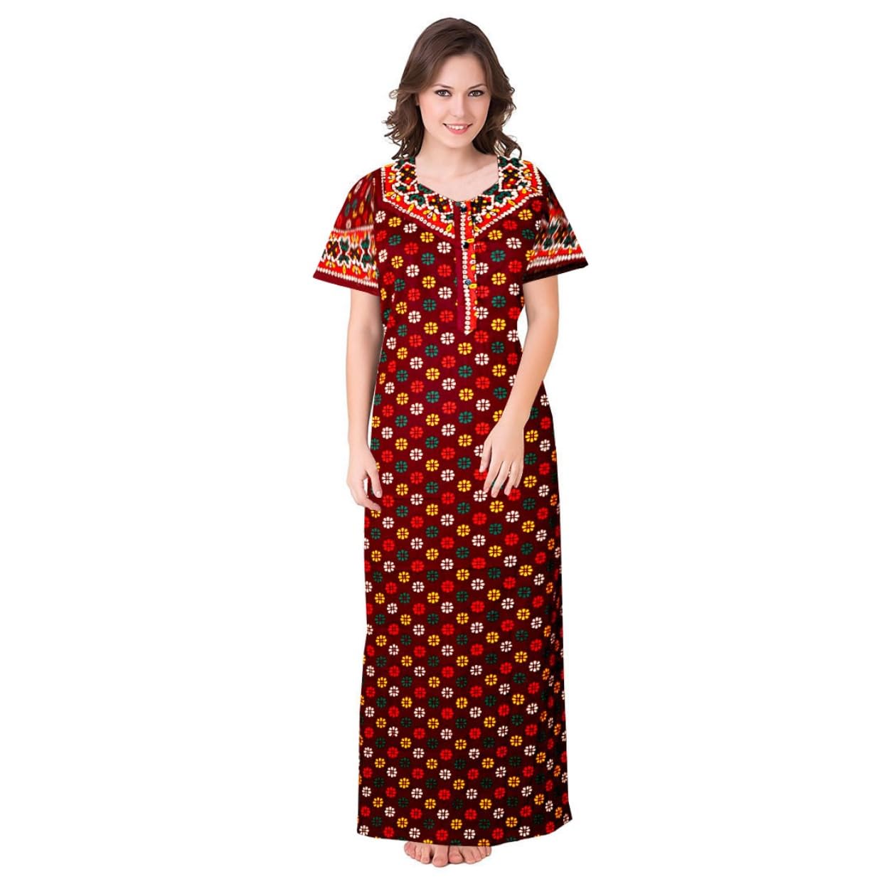 Buy Cotton Nighty Cotton Maxi Cotton Night Gown Night Dress Nighty Maxi ...