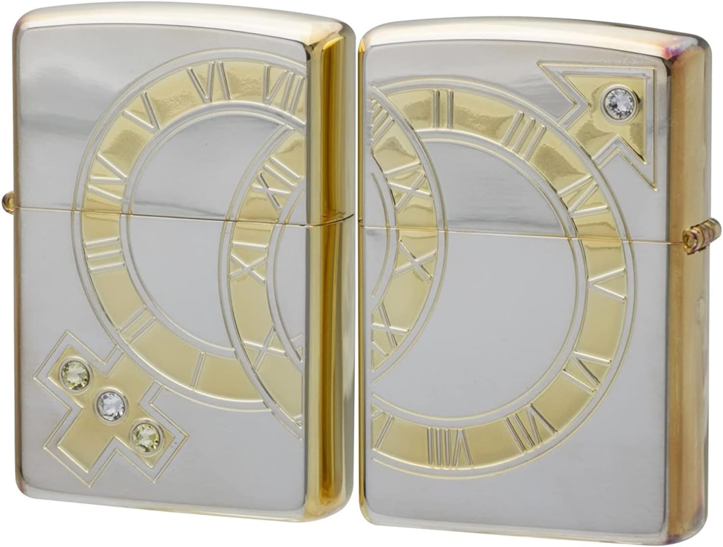 Amazon.co.jp: ZIPPO(ジッポー) ライター ZYA ペア ULPR-SGP アンチェイン・ラブ 正規輸入品 : ファッション