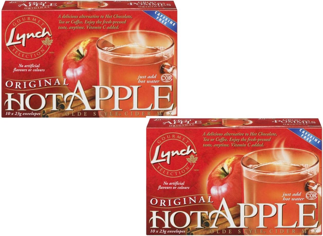 Lynch Original Caffeine Free Hot Apple Cider Pouches (Pack of 2 Boxes ...