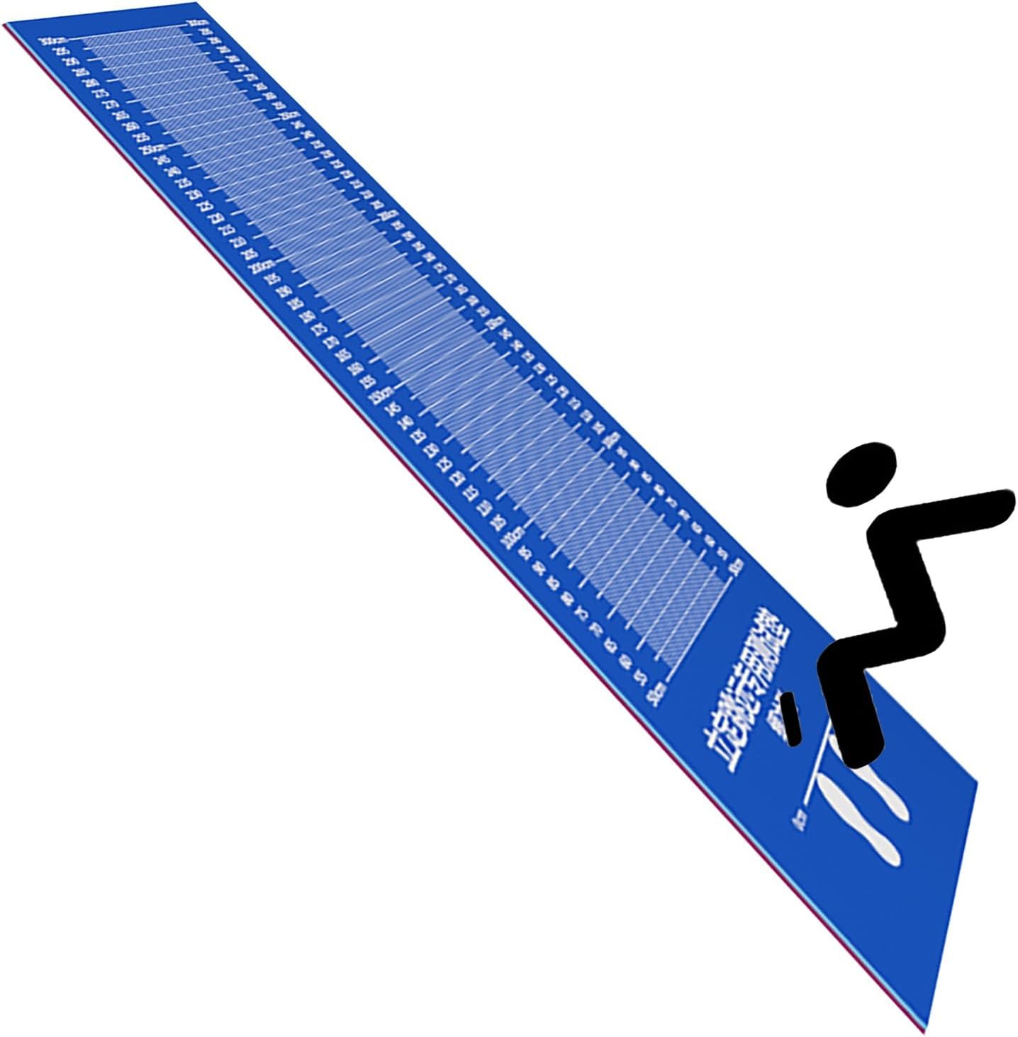 Amazon.com : TREGOO Blue/Green Jump Rope Long Jump Practice Mat, Extra ...