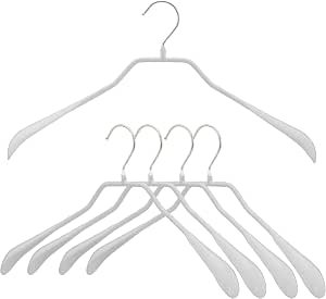 Amazon.com: Mawa Narrow Petite Clothing Hangers, Steel Hanger with Non ...