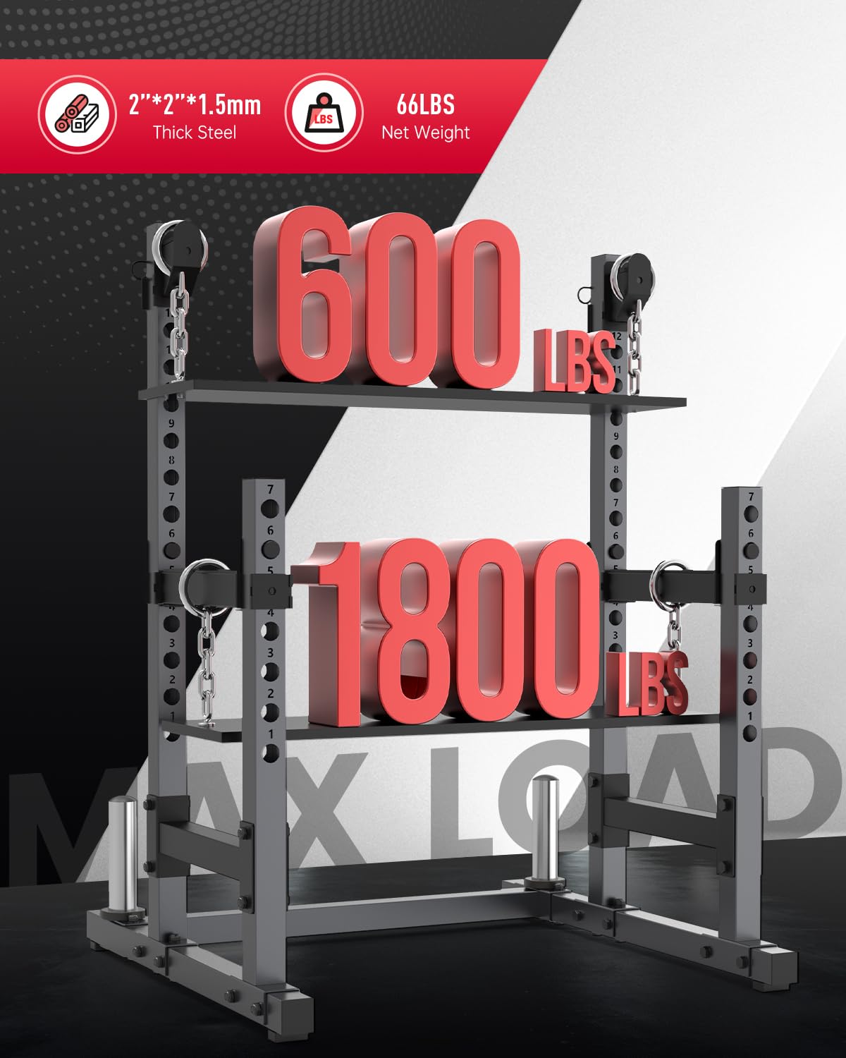 Snapklik.com : Squat Rack,Bench Press Rack,Multi-Function Barbell Rack ...