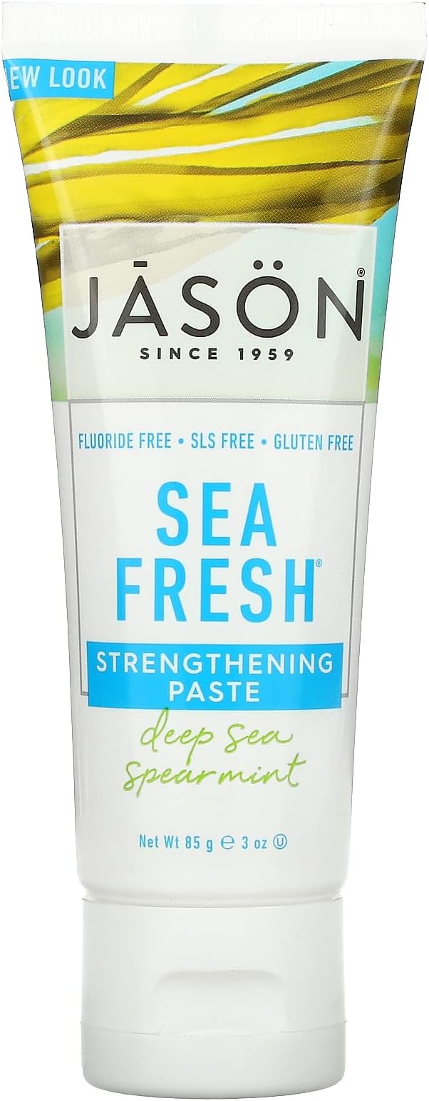 Amazon.com : Jason Sea Fresh Strengthening Fluoride-Free Toothpaste ...