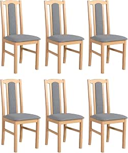 Holzstuhle Esszimmer 6er Set