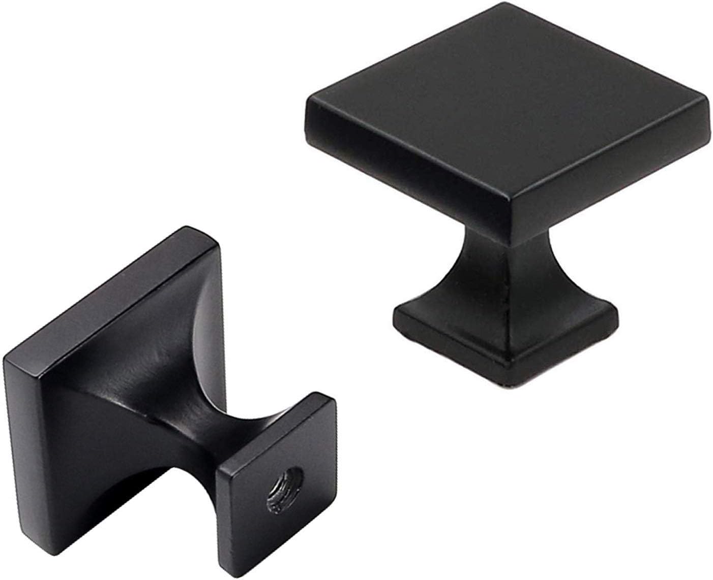 Stone Harbor Hardware Contemporary Square Cabinet Knob, 1-1/2 Inches ...