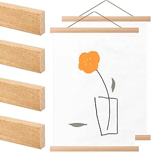 Amazon.com - 2Pcs Magnetic Poster Frame Hanger 12.2/16.14/20.1inch ...