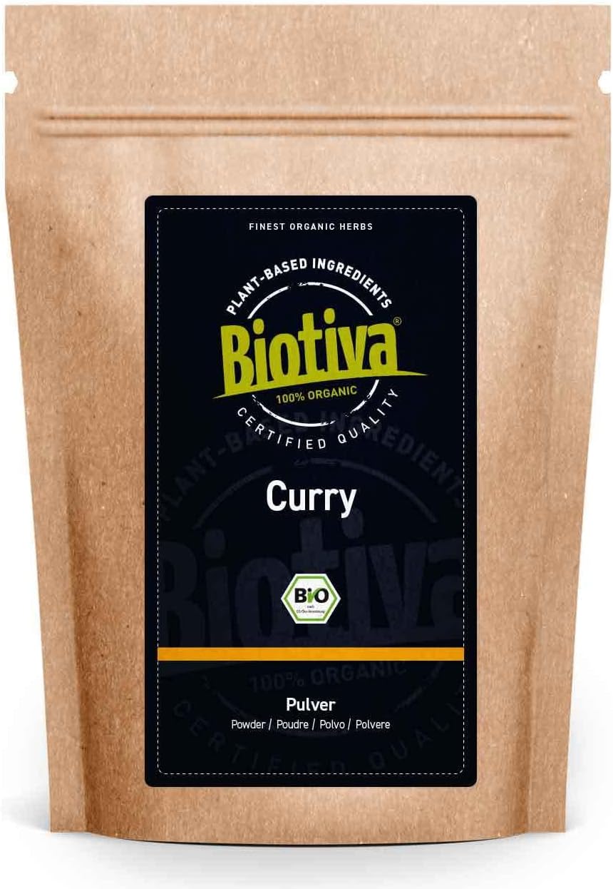 Biotiva Curry noble bio moulu 250g - Doux à épicé - D'après une recette ...