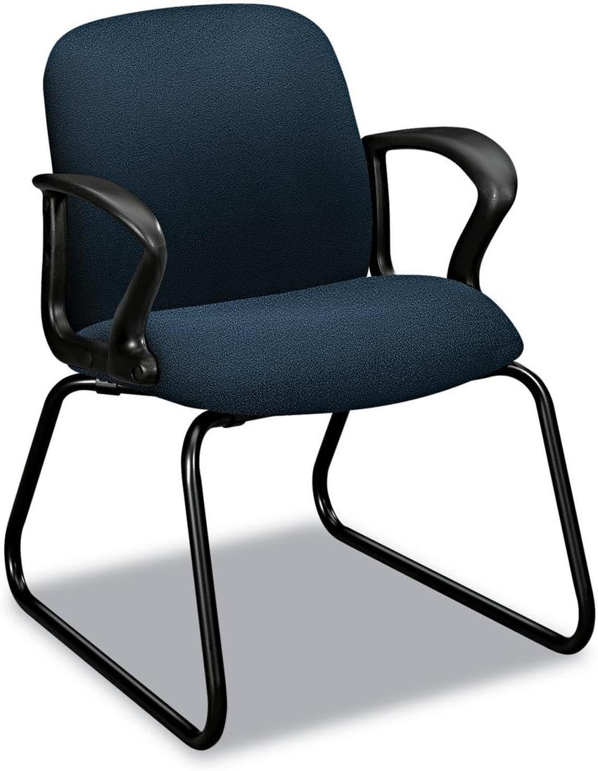 Amazon.com: Gamut Sled Base Guest Chair Color: Cerulean : Home & Kitchen