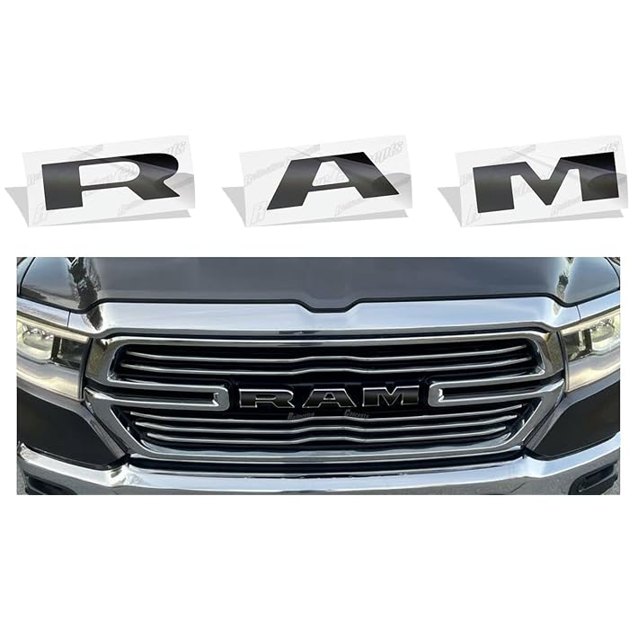 Buy Reflective Concepts - RAM Grille Emblem Overlay Decal -Fits: 2019 ...