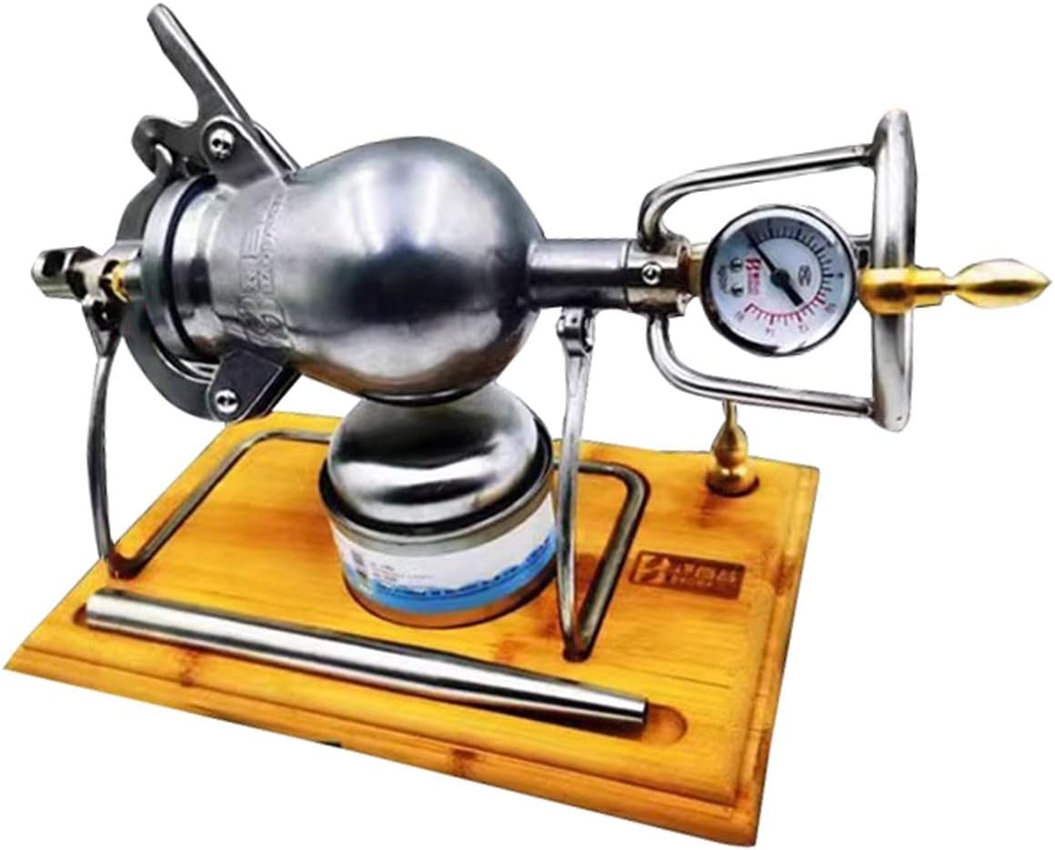 Amazon.com: Hand Popcorn Machine,Stainless Steel Popcorn Maker High ...