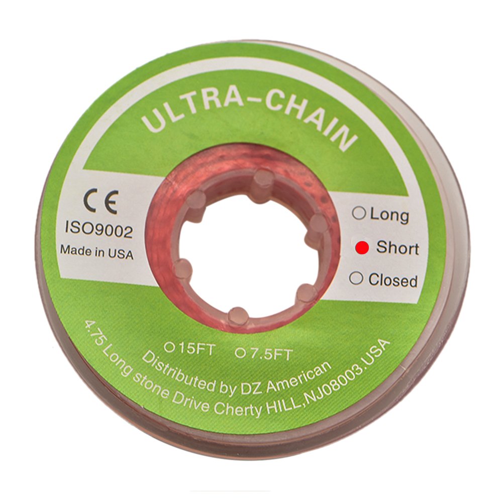 Orthodontic Elastic Chain Power Chains (Short, Red)