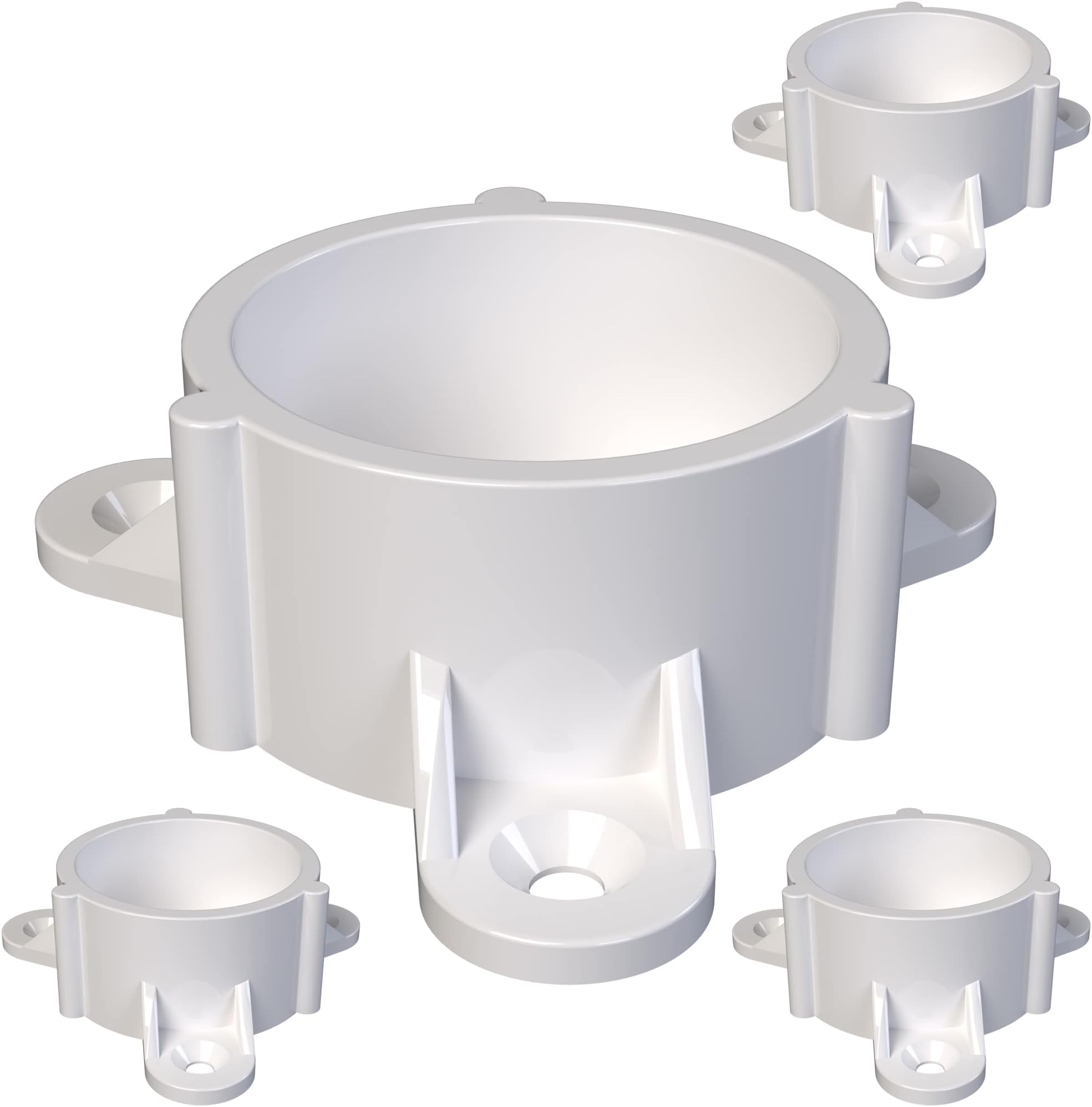 PVC- Table cap 1½" (Furniture Grade White) - Pipe Fittings - Amazon.com