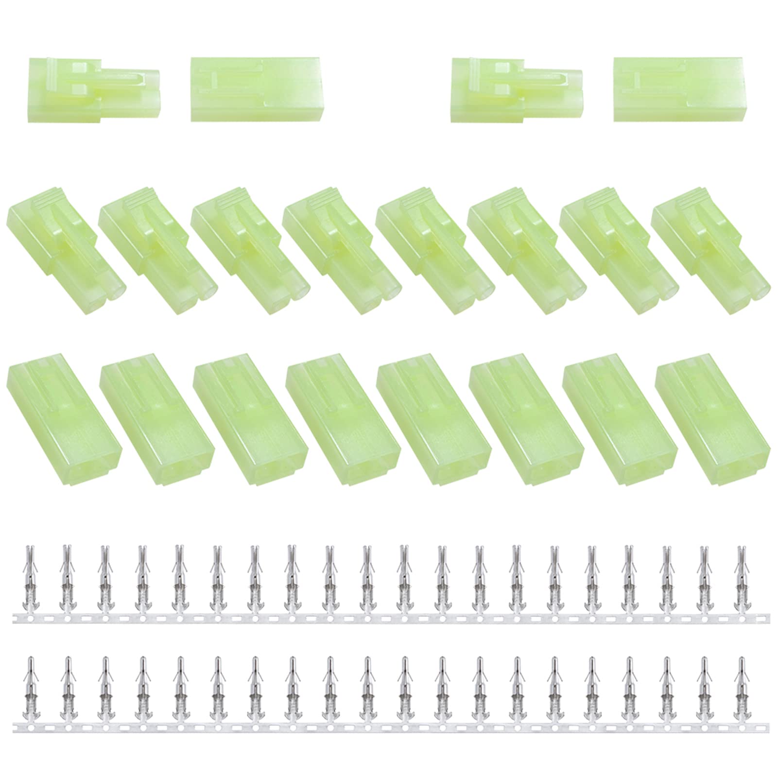 Amazon.com: HobbyPark Mini Tamiya Style Connector Plugs Male & Female ...