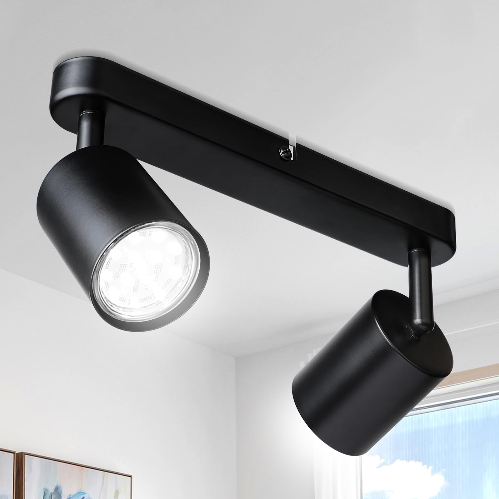 Smanu 2 Way Spotlight Ceiling Lights, Modern Kitchen Ceiling Light ...