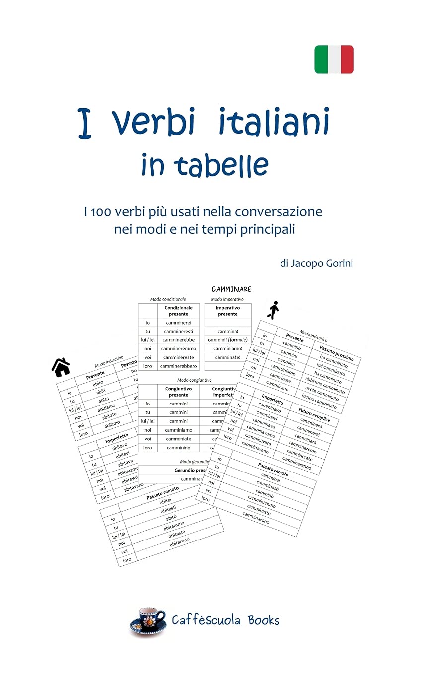 Buy I verbi italiani in tabelle: I 100 verbi più usati nella ...