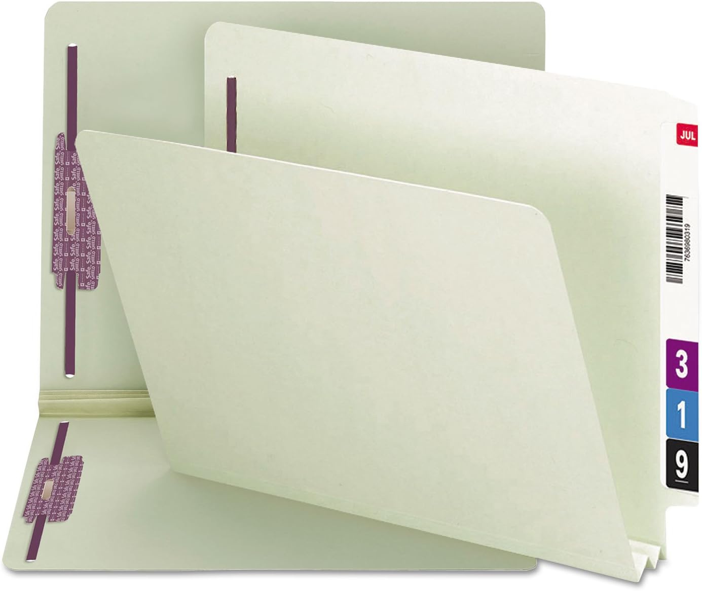 Amazon.com : Smead End Tab Pressboard Fastener File Folder with ...