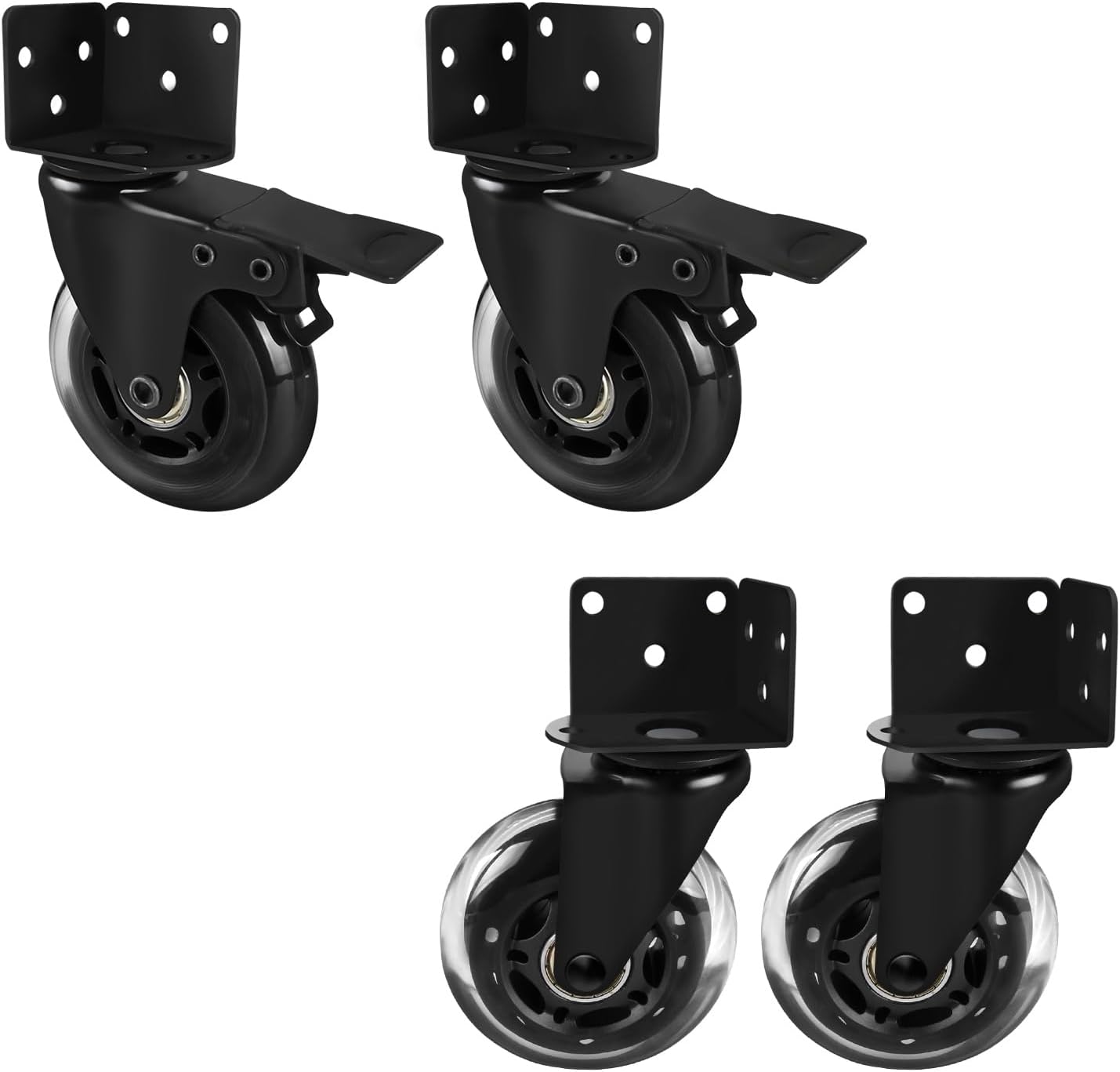 Amazon.com: WOODRIVER Corner Caster Set of 4 Holds 290 lbs : Industrial ...
