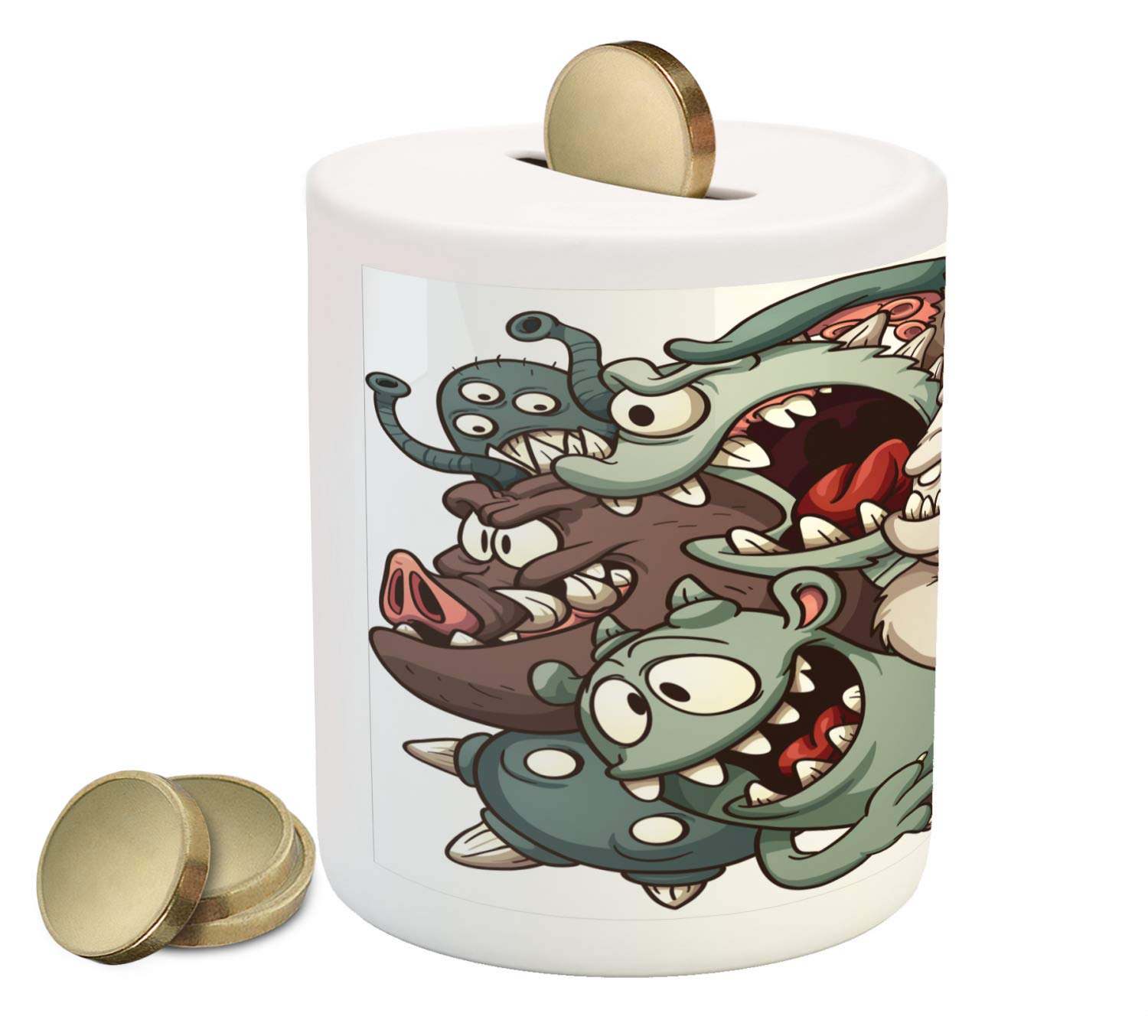 Scared Piggy Bank