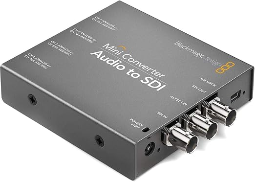 Amazon.com: Blackmagic Design Mini Converter Audio to SDI CONVMCAUDS ...