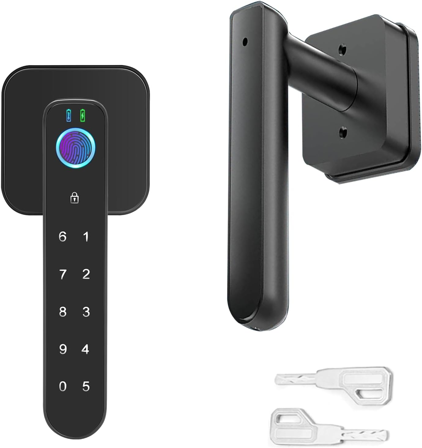 APPREACT Fingerprint Door Lock with Keypad - Keyless Entry Door Lock ...