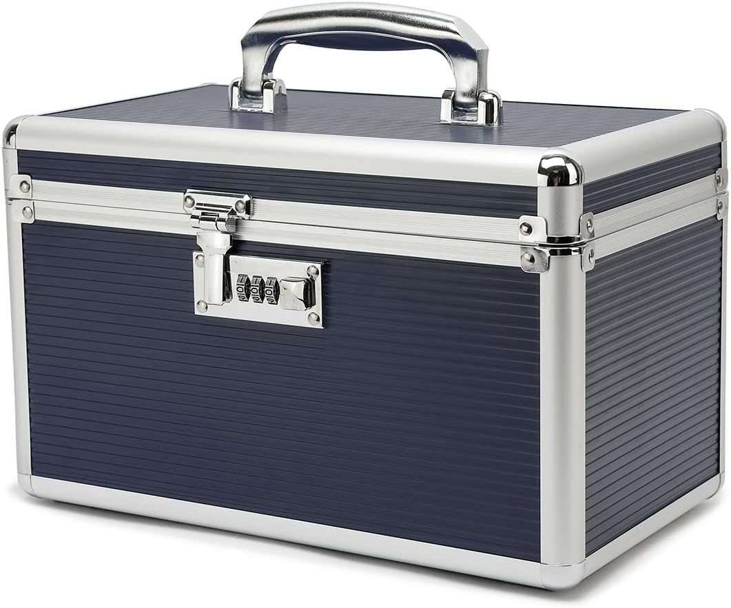 Amazon.com: HEWEI WORKS Lockable Medication Box with Portable Storage ...