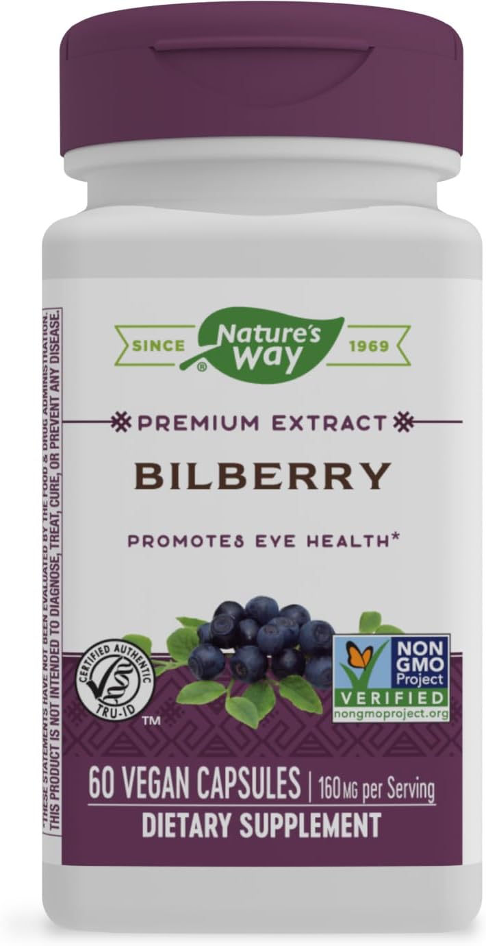 Amazon.com: SYMNUTRITION Bilberry Extract 1000mg, 25% Anthocyanins 50mg ...