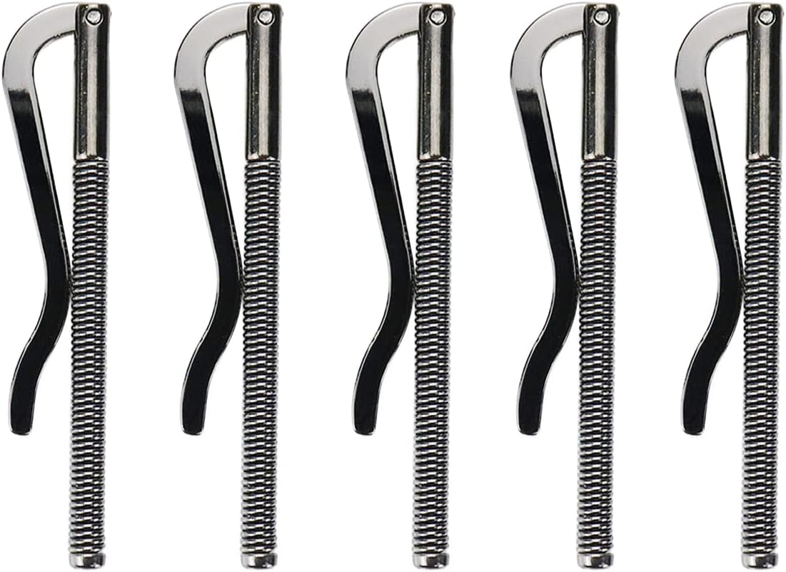 Amazon.com: KUMGROT 5 PCS Zinc Alloy Spring Clip Bar 3" (80mm) Money ...