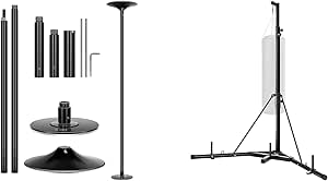 Amazon.com : VIVOHOME 45mm Portable Spinning Dance Stripping Pole with ...