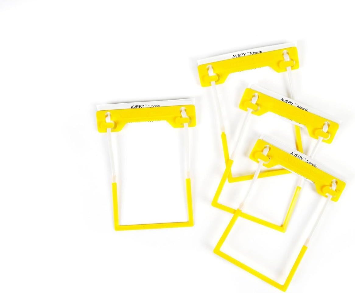 Amazon.com : Avery Tubeclip File Fasteners, Yellow : Office Products