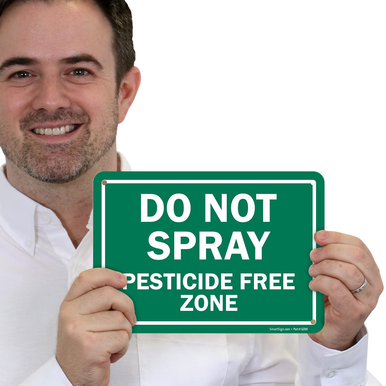 Pesticide Signs SmartSign 20-Pack - 4x4 Keep Off Signs With Stakes ...