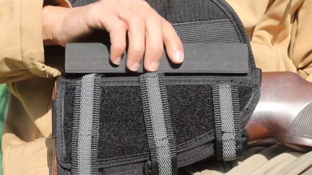 Watch TOURBON Cheek Riser Buttstock Rifle Shell Holder Pack on Amazon Live