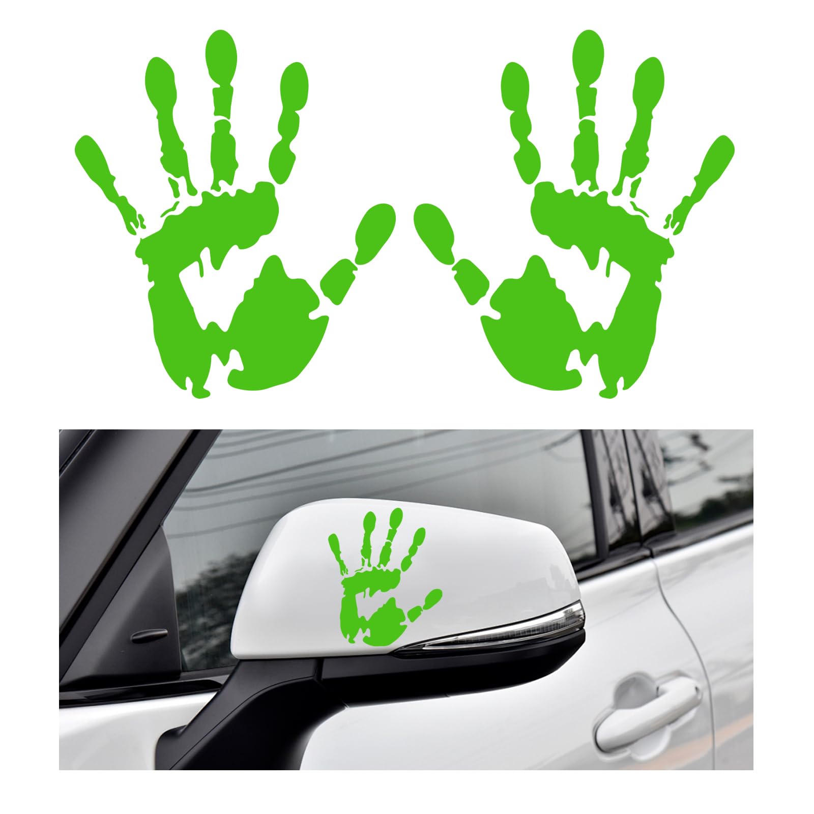 Amazon.com: Ohleats 2 PCS Car Wave Stickers, The Lazy Waver Wave Sign ...