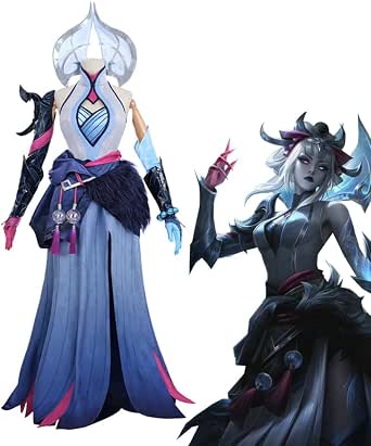 Amazon.com: SanyMucos Game League of Legends Cosplay Snow Moon Morgana ...