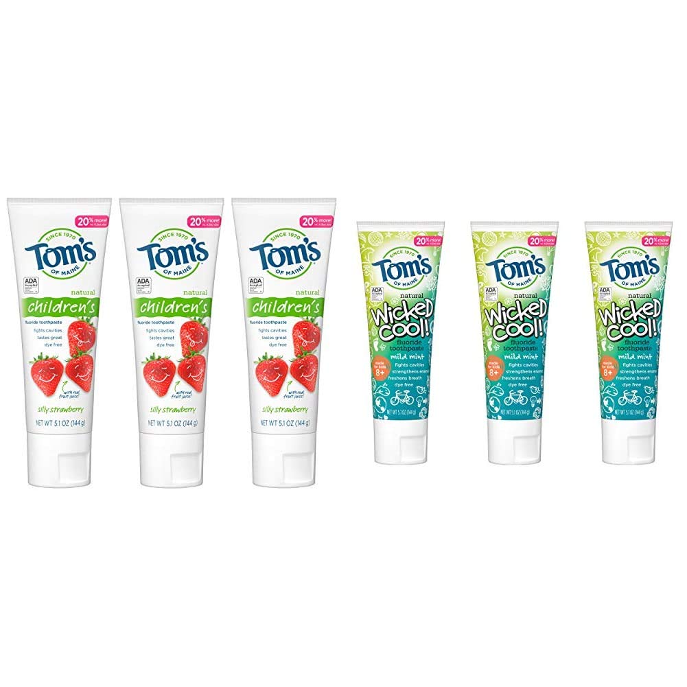 Amazon.com : Tom's of Maine Anticavity Fluoride Children's Toothpaste ...