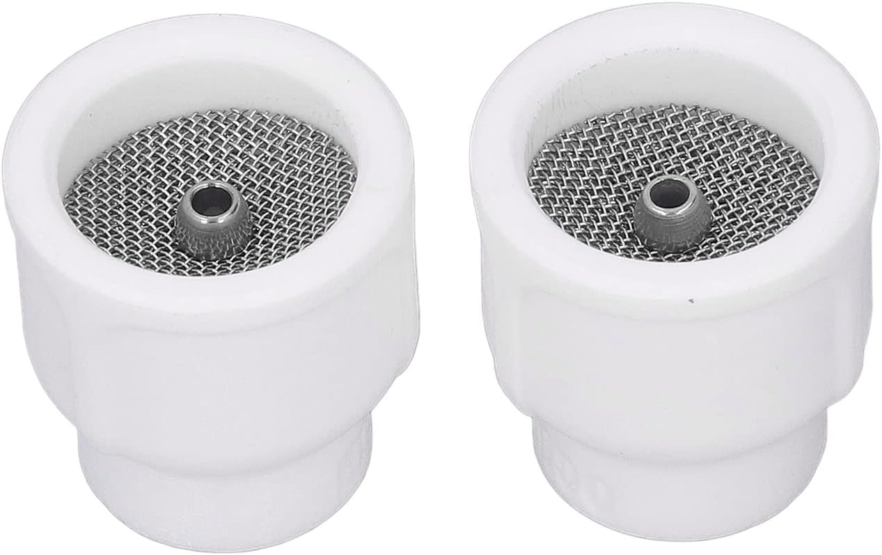 Ceramic (Twin Pack) White TIG Welding Cups,2Pcs Tig Welding Cups ...